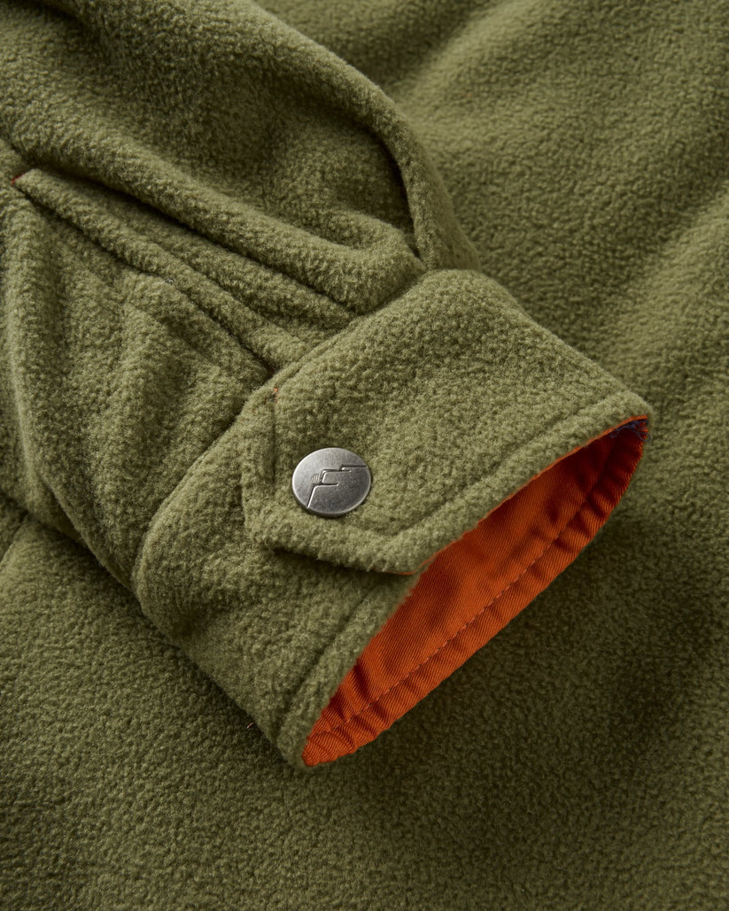 Maple Recycled Polar Fleece Shirt Khaki – Passenger