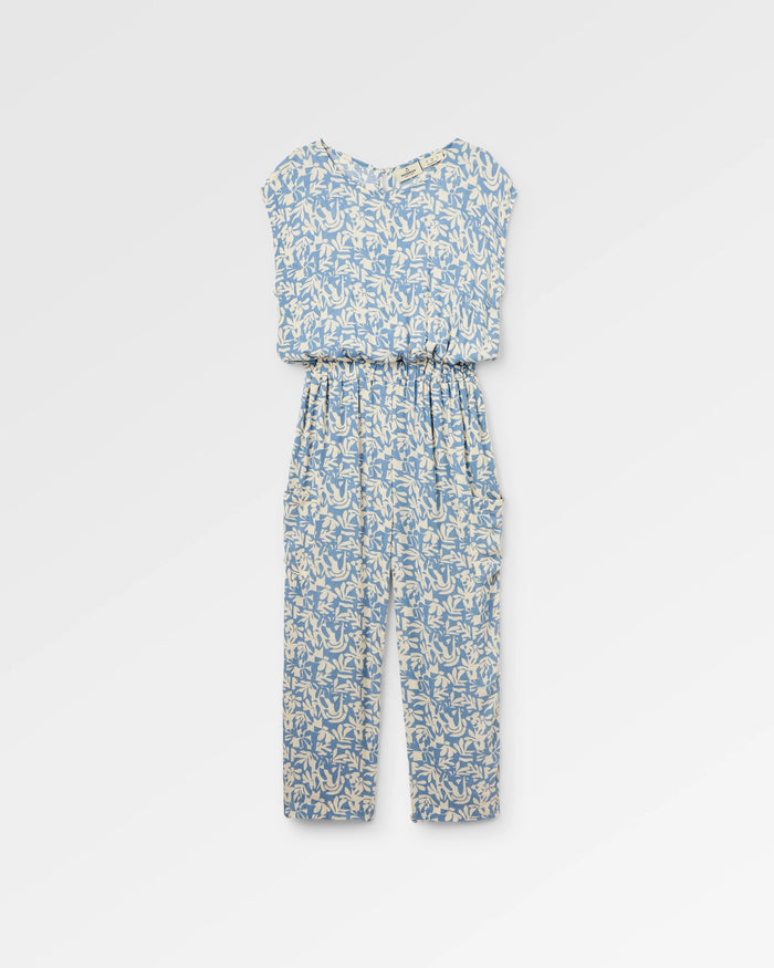 Thimbleberry Jumpsuit Mountain Foliage Faded Denim – Passenger