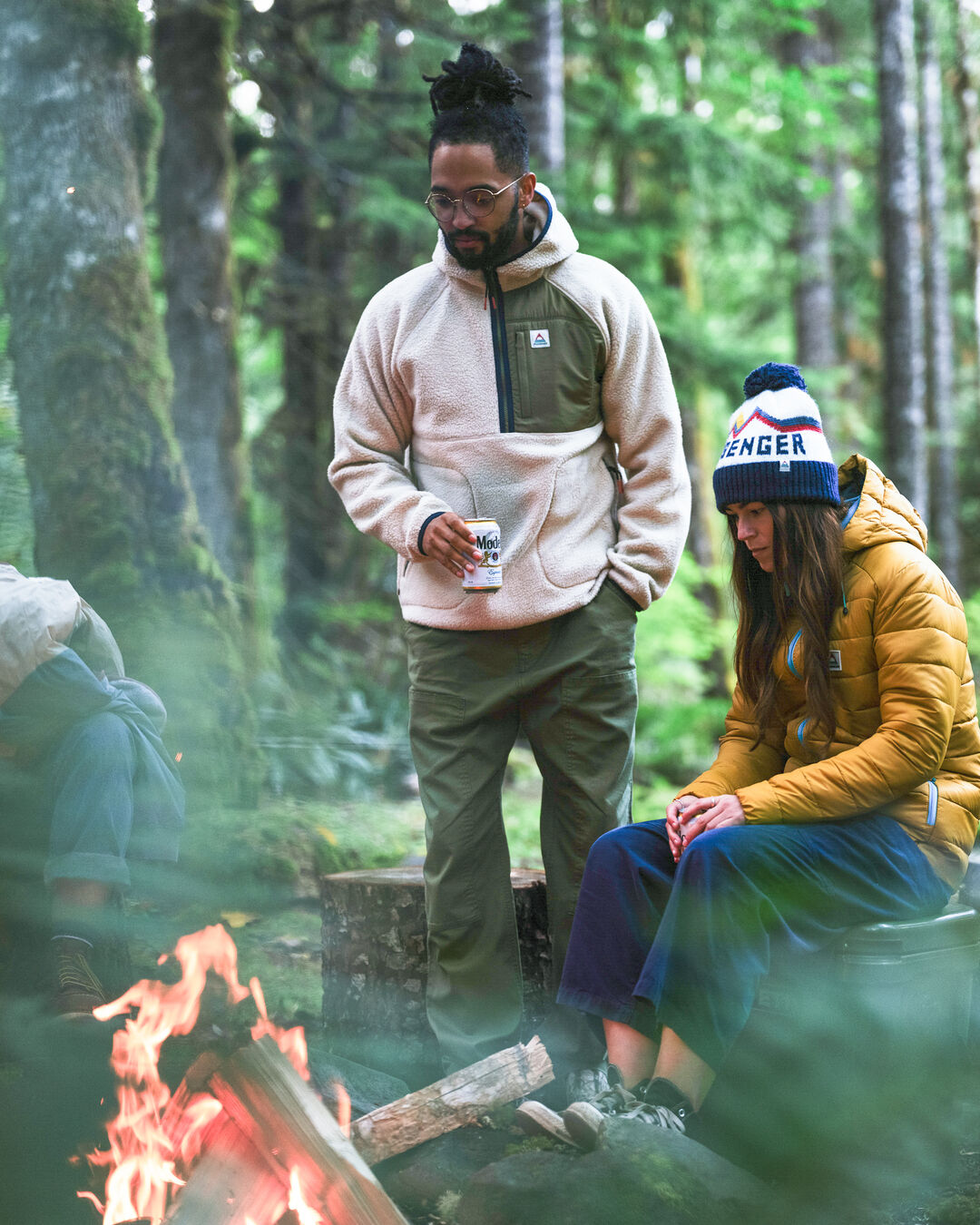 Ventura 1/2 Zip Recycled Sherpa Fleece Oatmeal/Khaki – Passenger