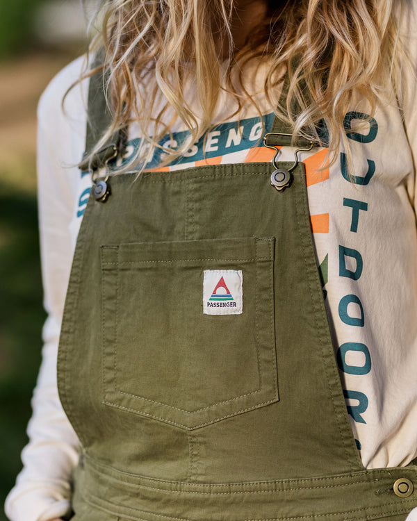 Roamist Organic Cotton Dungarees Khaki – Passenger