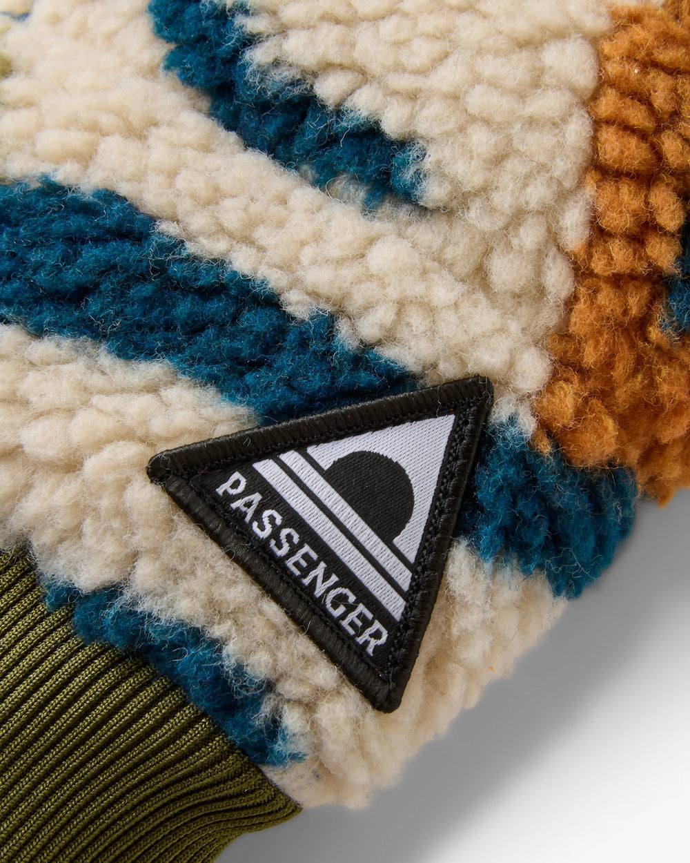 Avalanche Sherpa Mittens Abstract Trails Pebble Grey – Passenger