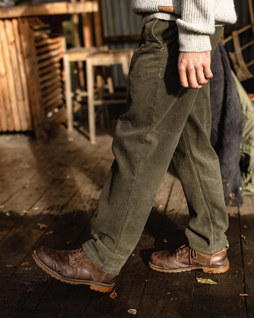 Adventurer Cord Trouser Dusty Olive – Passenger