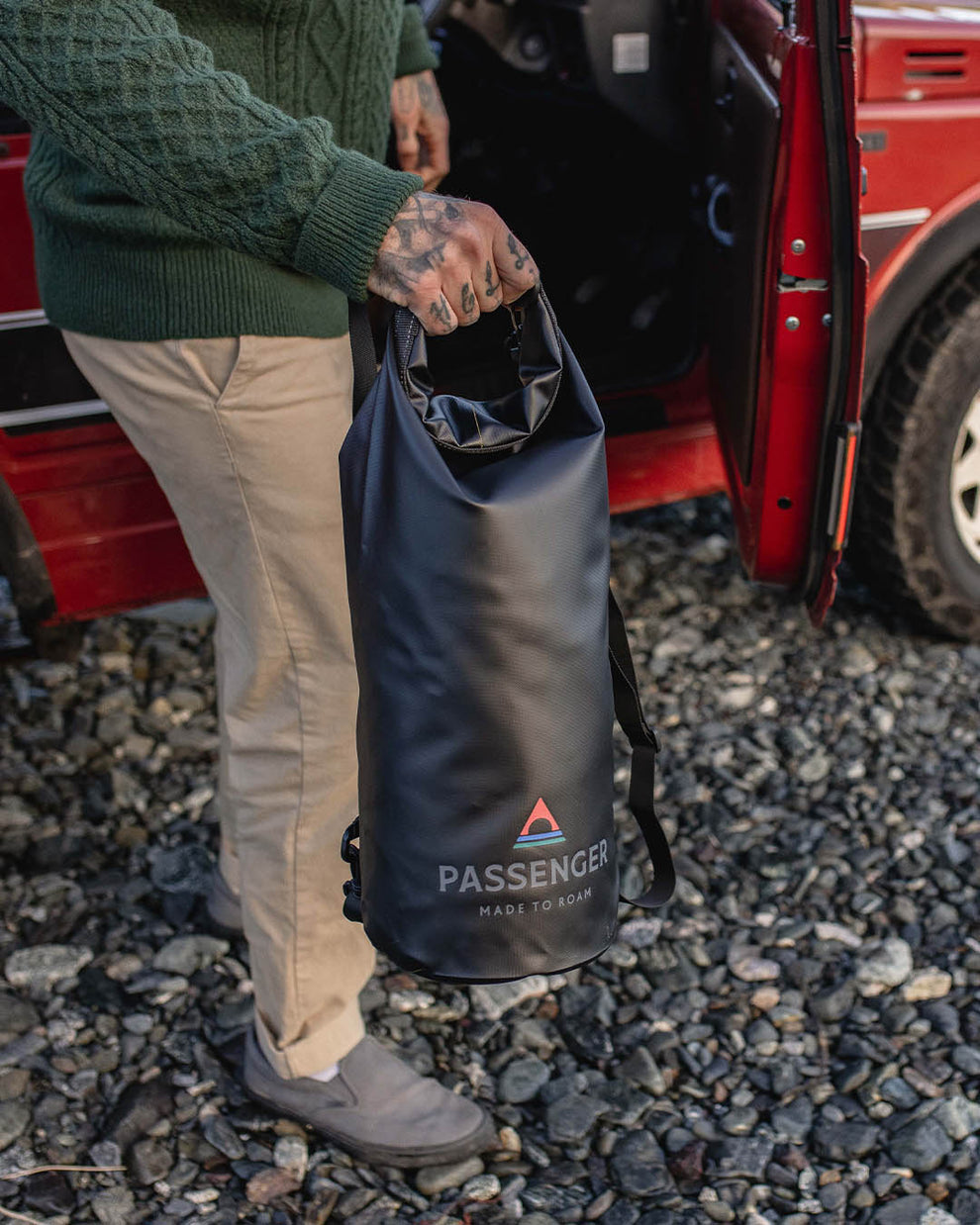 Tide 10L Recycled Dry Bag Black – Passenger