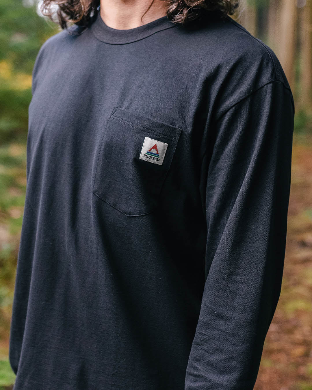 Heritage Recycled Relaxed Fit LS T-Shirt Black – Passenger