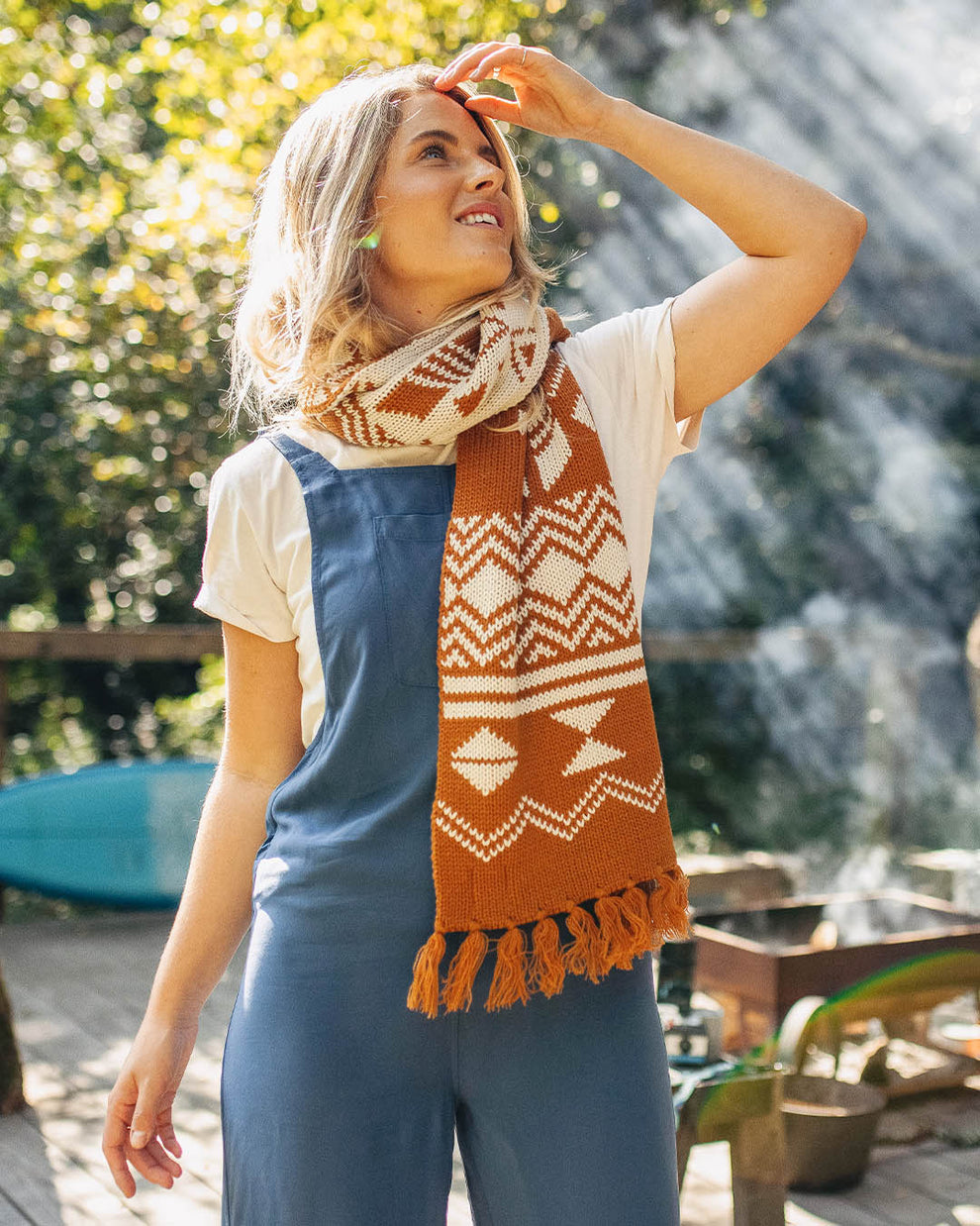 West Coast Recycled Acrylic Scarf Glazed Ginger – Passenger