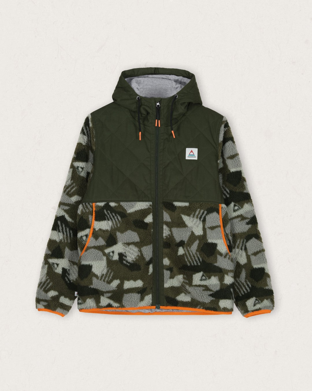 Sefton Recycled Deep-Pile Sherpa Full Zip Fleece Fir Tree – Passenger