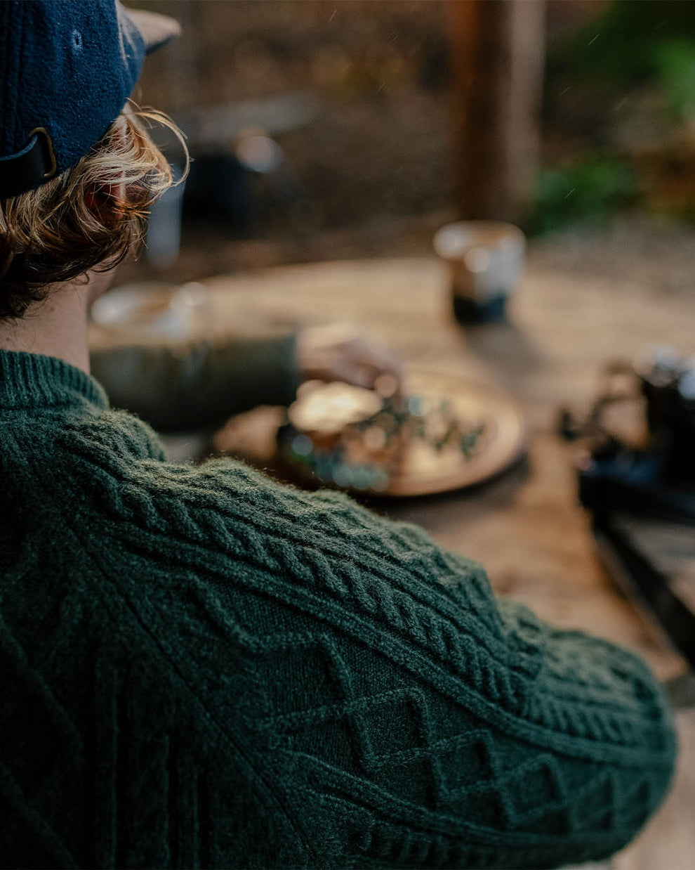 Sandbar Cable Knitted Jumper Fir Tree – Passenger