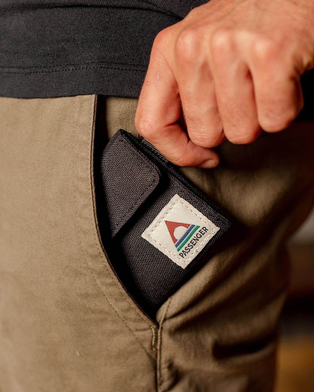 Pocket Recycled Wallet Black – Passenger