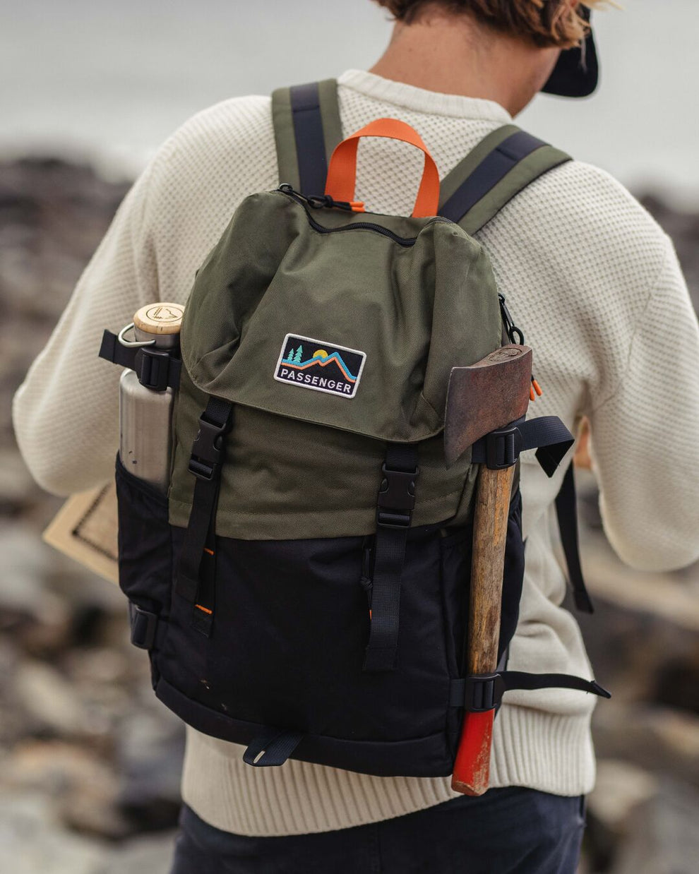 Boondocker Recycled 26L Backpack Black/Khaki – Passenger