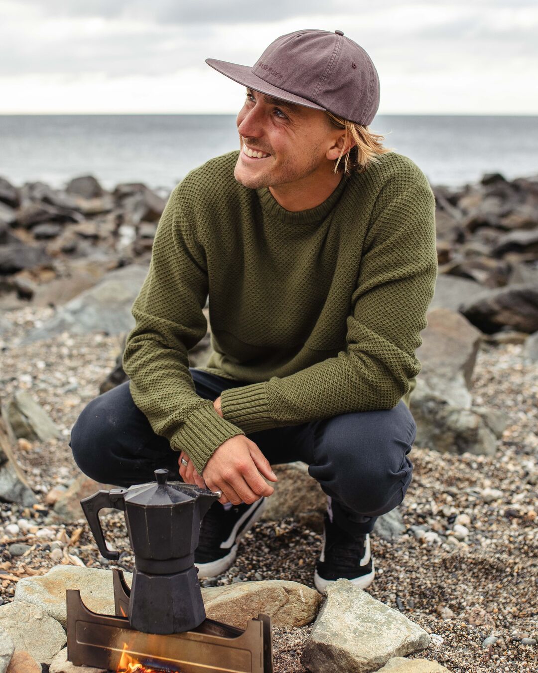 Swell Knitted Jumper Khaki – Passenger