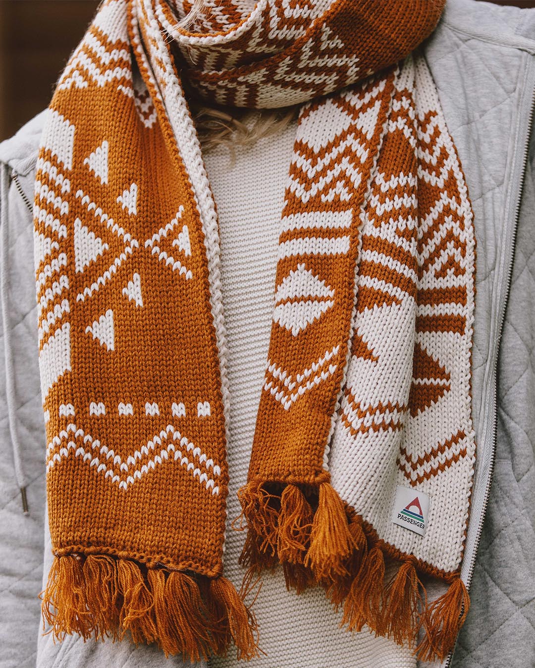 West Coast Recycled Acrylic Scarf Glazed Ginger – Passenger