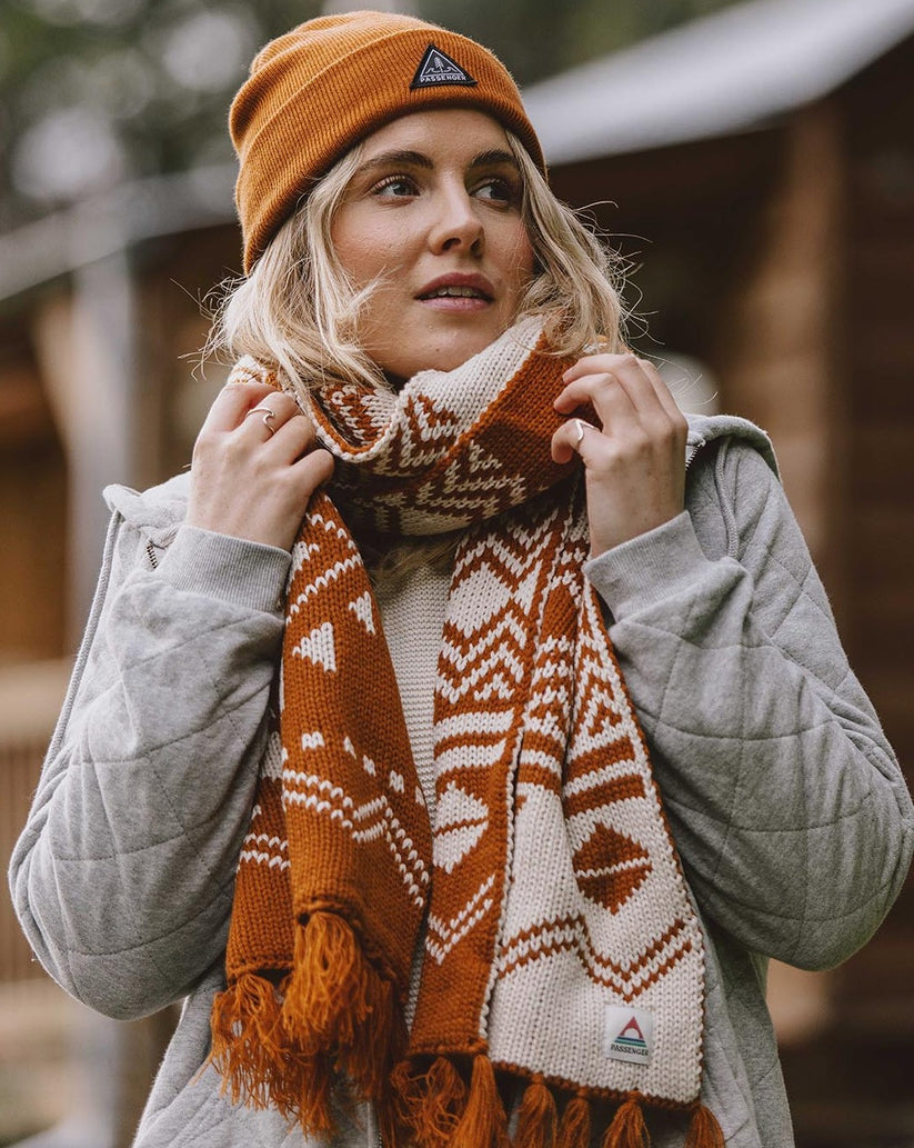 West Coast Recycled Acrylic Scarf Glazed Ginger – Passenger