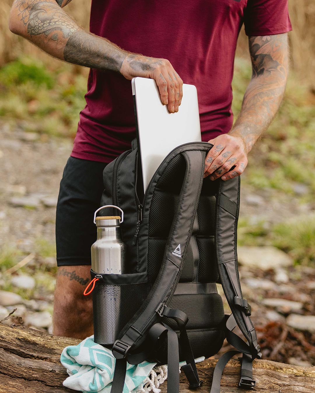 Canyon Recycled 25L Backpack Black – Passenger